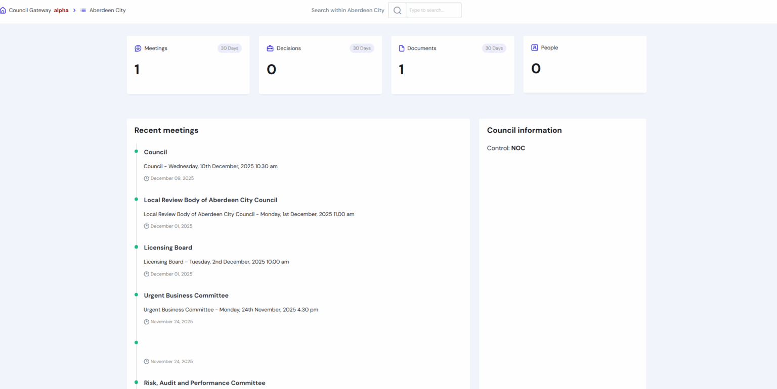 Council Gateway: A Council Minutes Tracker - Campaign Lab
